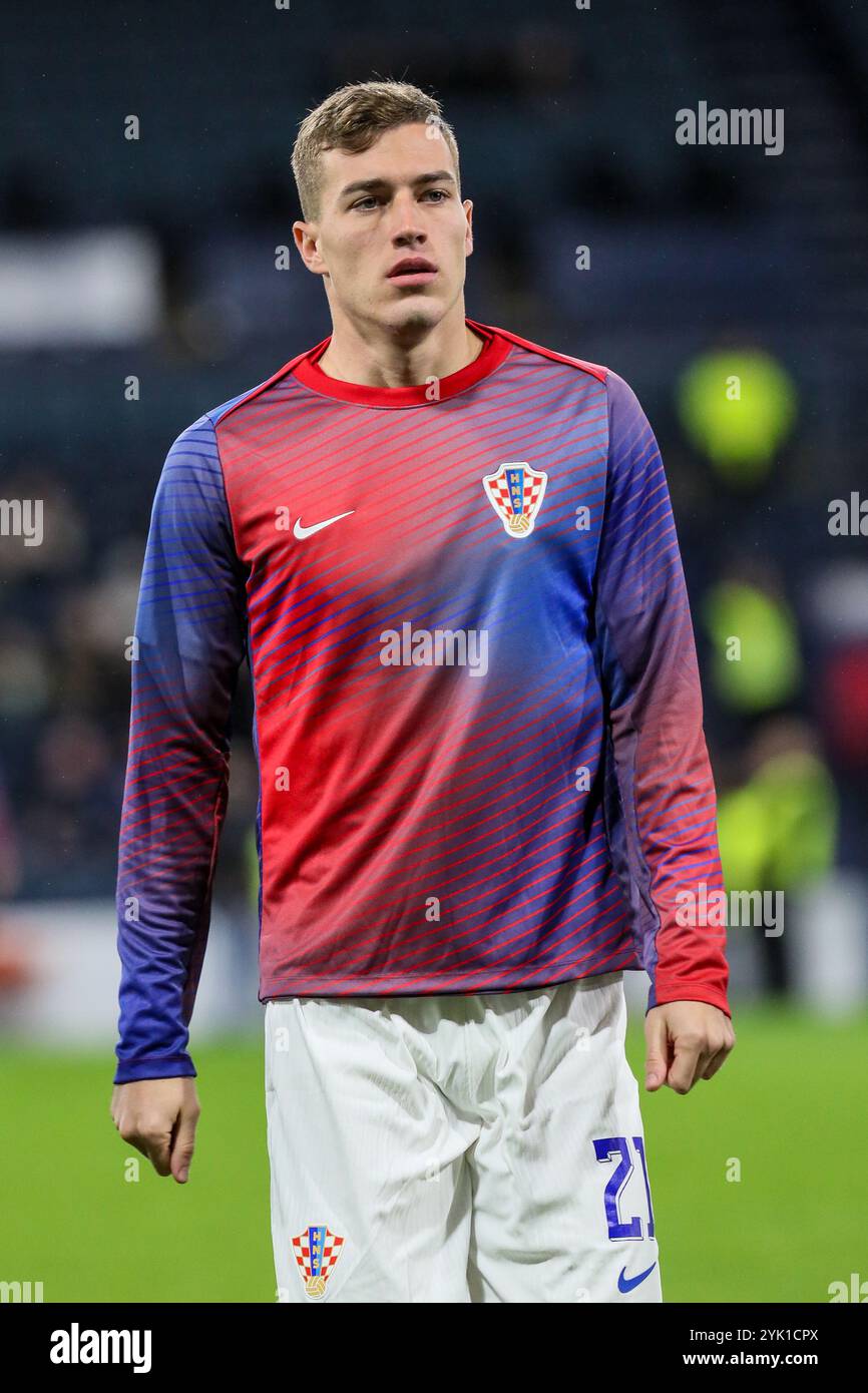 LUKA SUCIC, Croatian professional football player in training at a ...