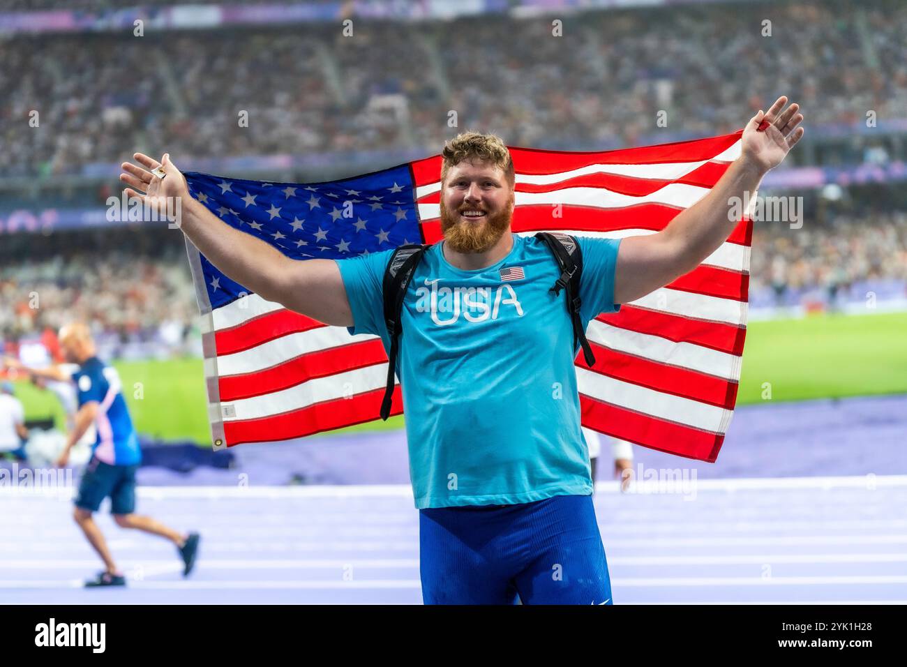 Ryan Crouser (USA) Olympic Champion, in the Men's shot put at the 2024 ...