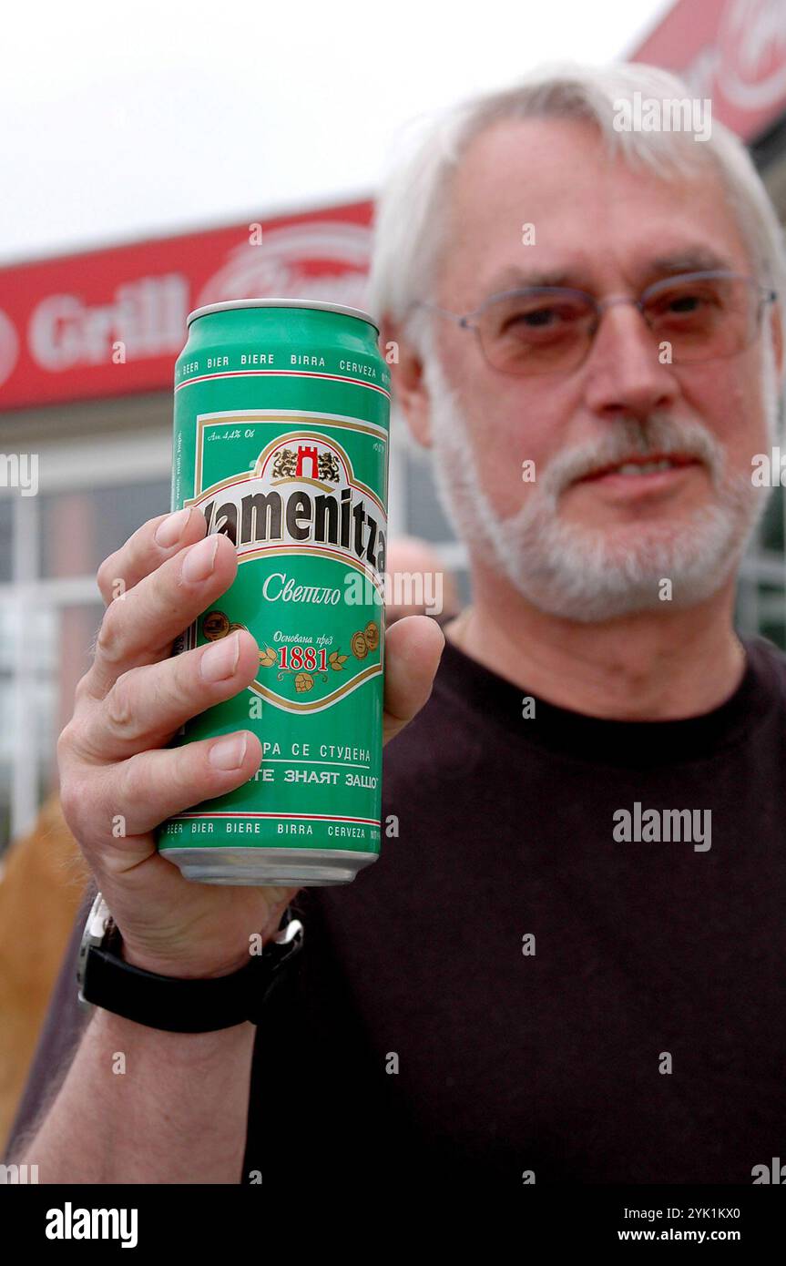 May 22,2005, Bulgarian beer Kamenitza (Photo by Francis Dean/Dean ...