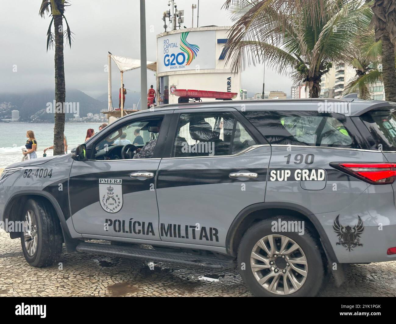 Rio military police car hi-res stock photography and images - Alamy
