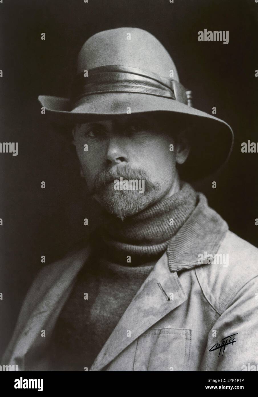 Edward Sheriff Curtis Self-Portrait. Photo taken by Edward Curtiss ...