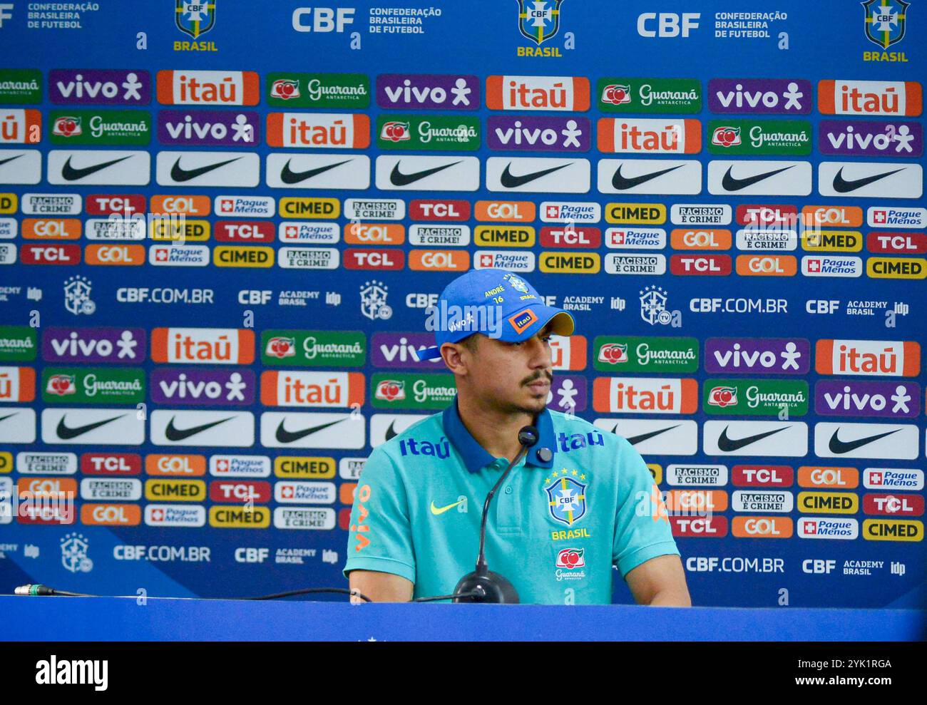 BA - SALVADOR - 11/16/2024 - BRAZILIAN NATIONAL TEAM PRESS CONFERENCE ...