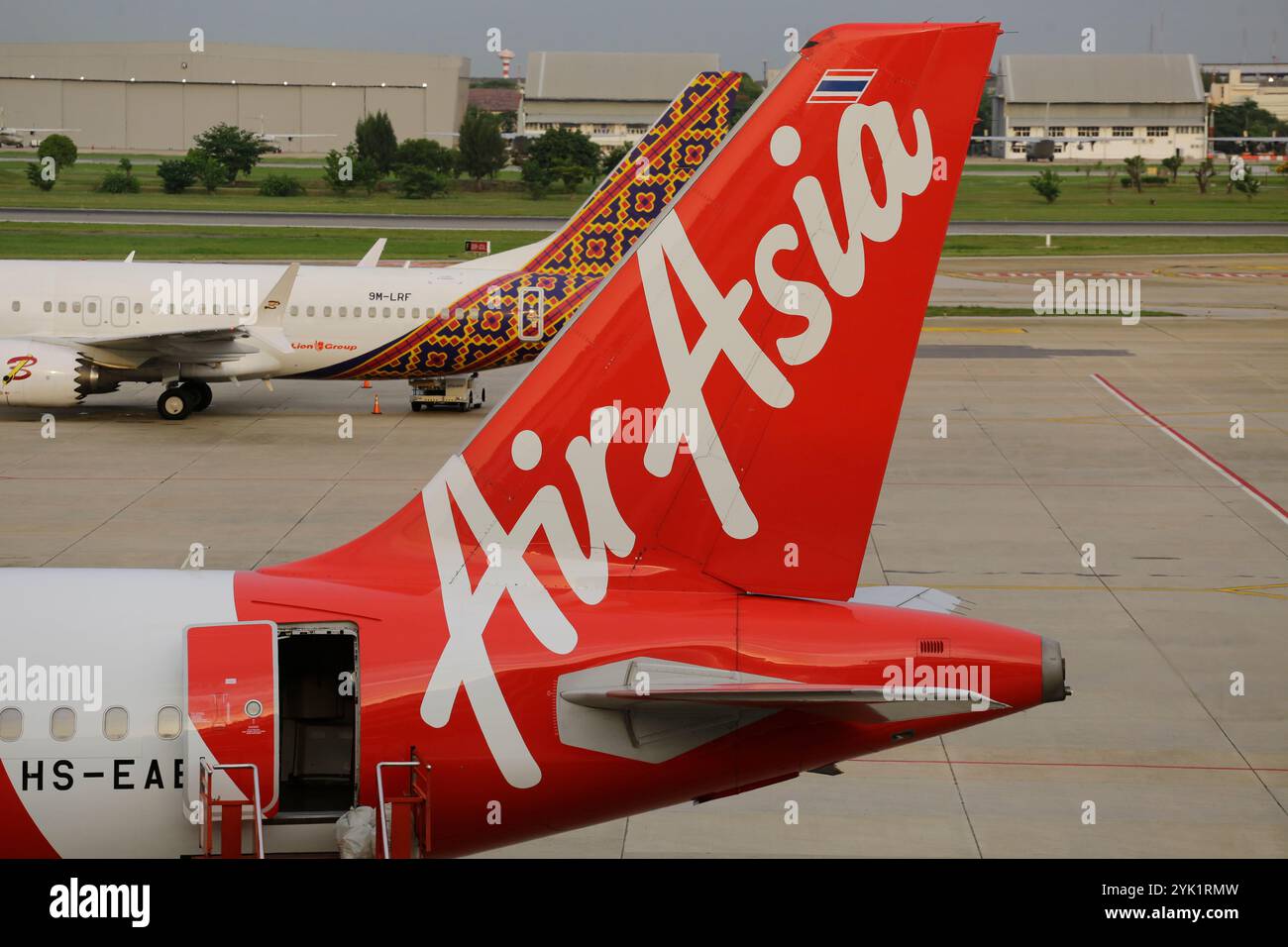 Bangkok, Thailand - June 29, 2023: An aircraft of the low cost airline ...
