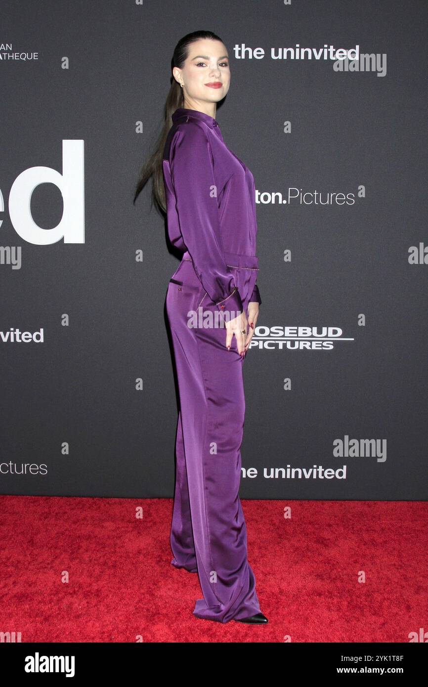 Ca. 15th Nov, 2024. Augustina Palma at arrivals for THE UNINVITED ...