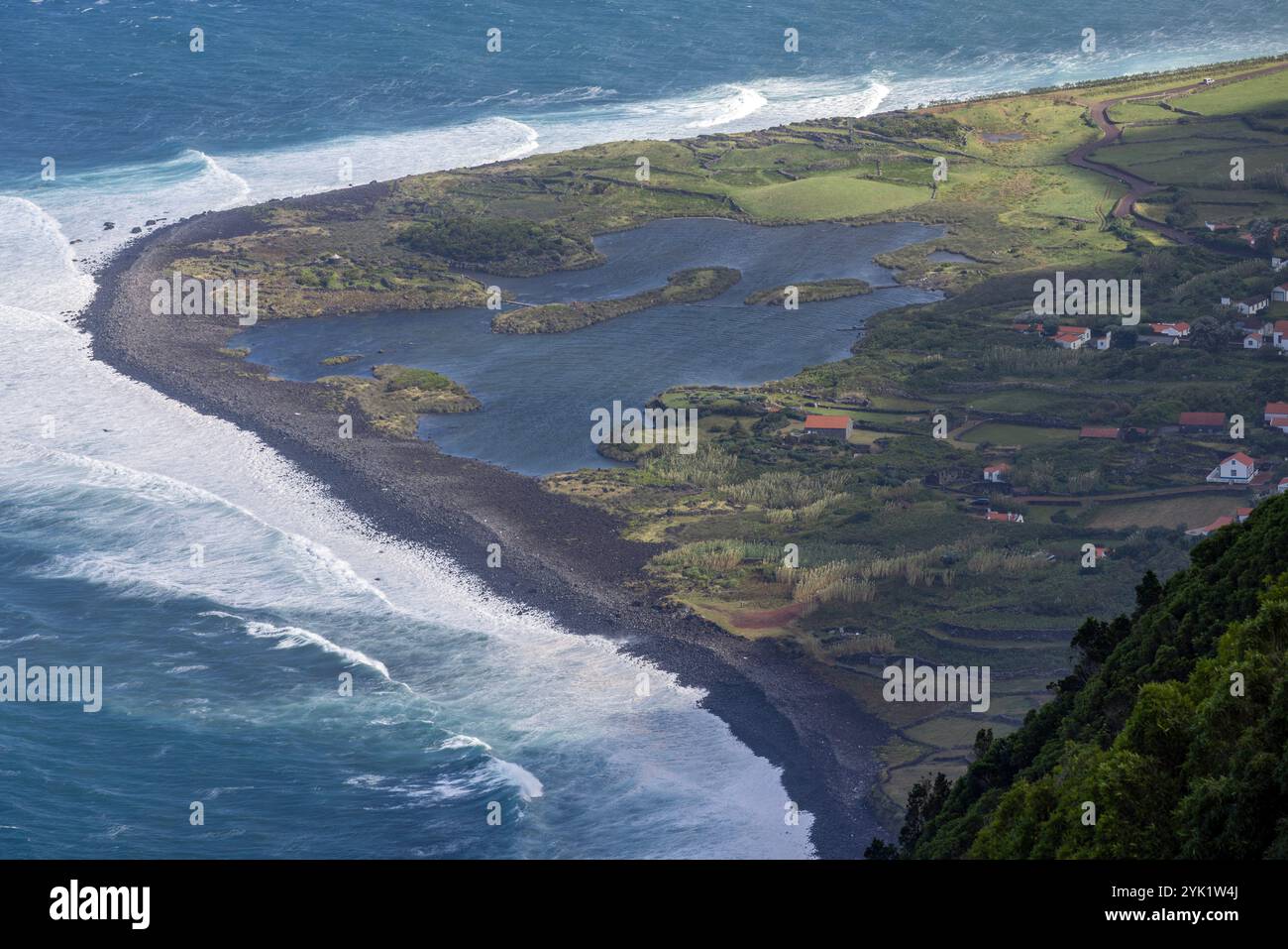 The Fajã dos Cubres is a lava debris field on the northern coast of ...