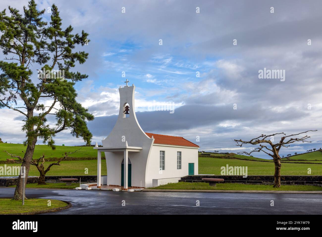 Chapel of Terreiro da Macela, Sao Jorge, Azores Stock Photo - Alamy