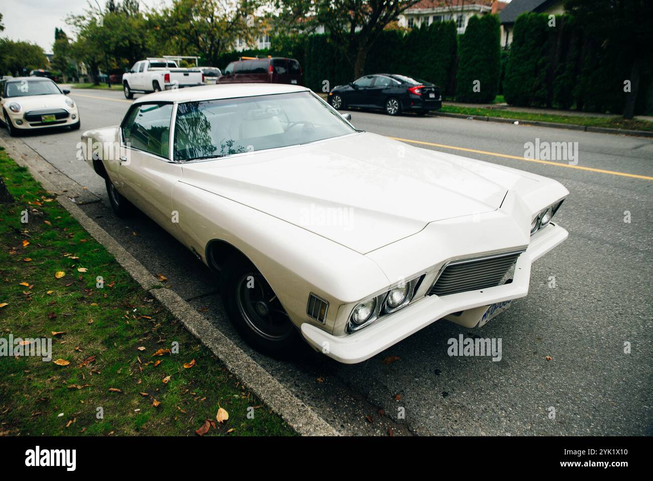 Syracuse NY, USA. July 17, 2024. 1965 Buick Riviera GS Silver. High ...