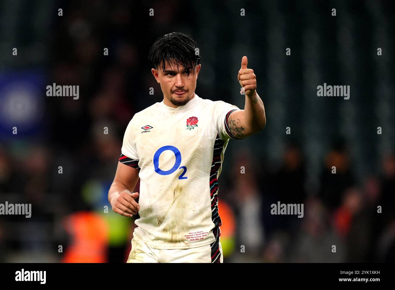 London, England. 16th November, 2024. England's Marcus Smith after the ...