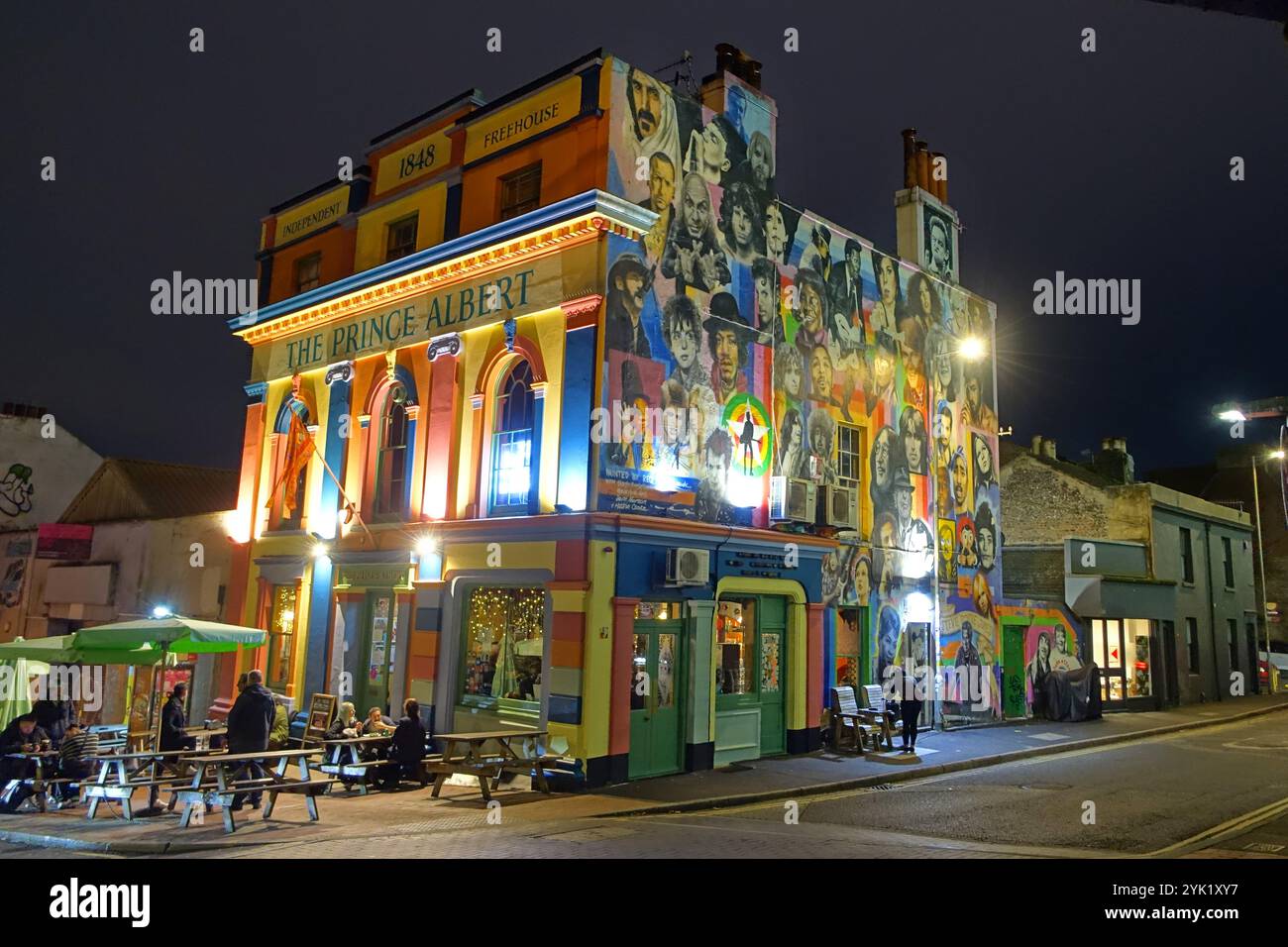Prince Albert pub, Brighton Stock Photo - Alamy