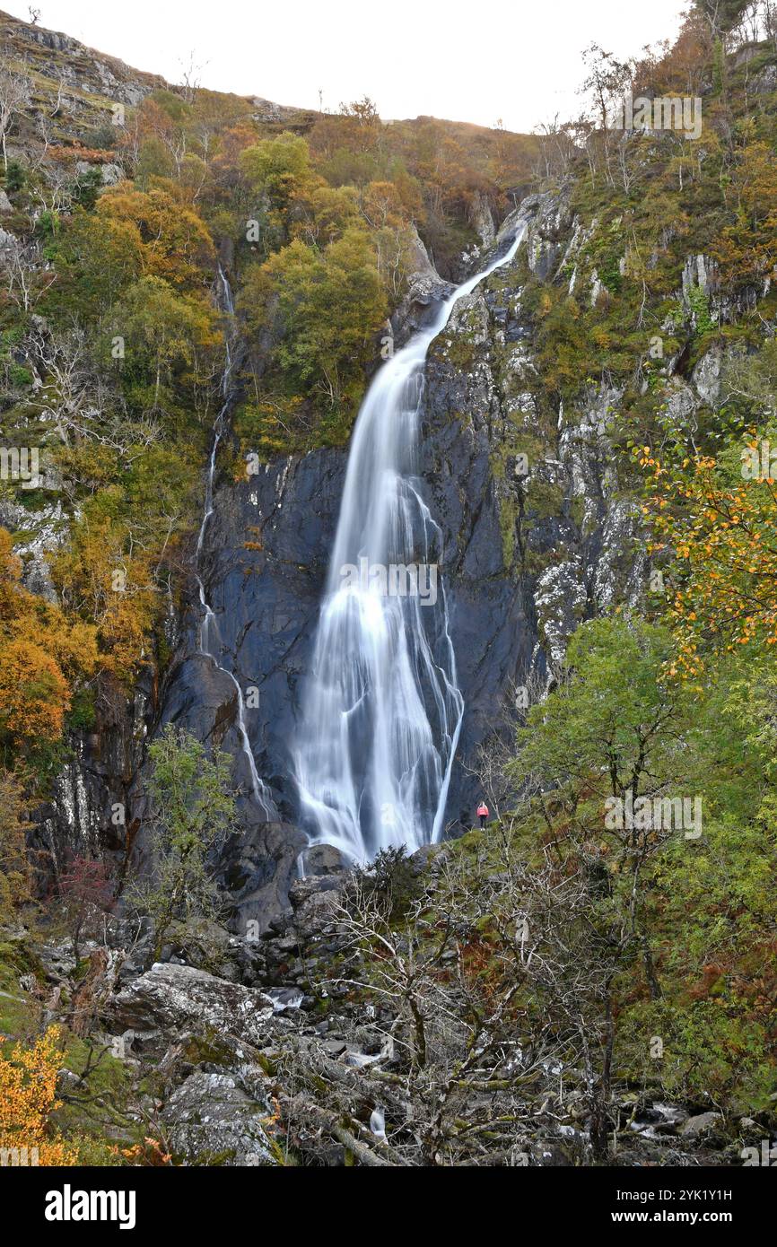 Aber Falls, Wales, UK Stock Photo - Alamy