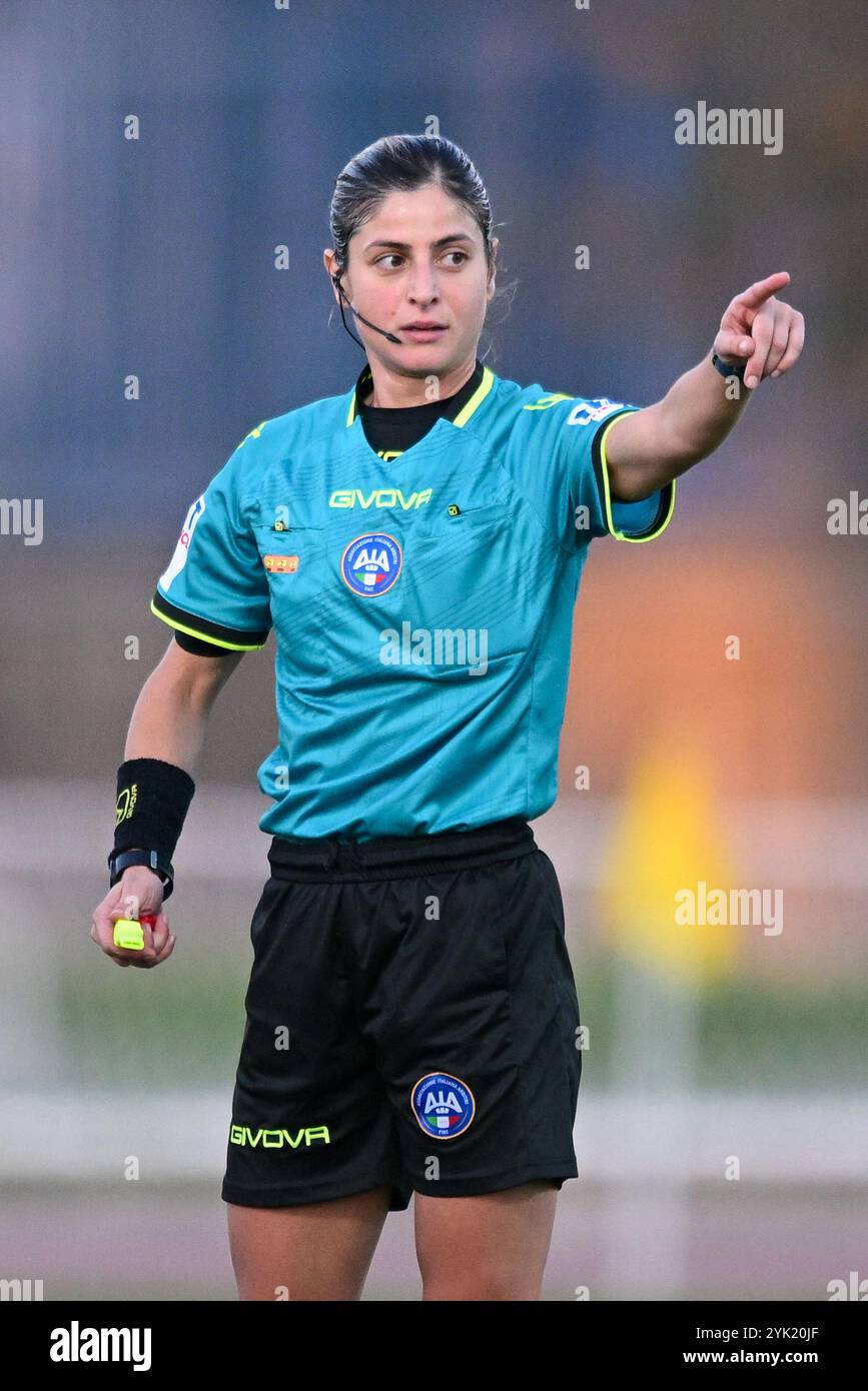 Cercola - Napoli, Italy. 16th Nov, 2024. Referee Martina Molinaro ...