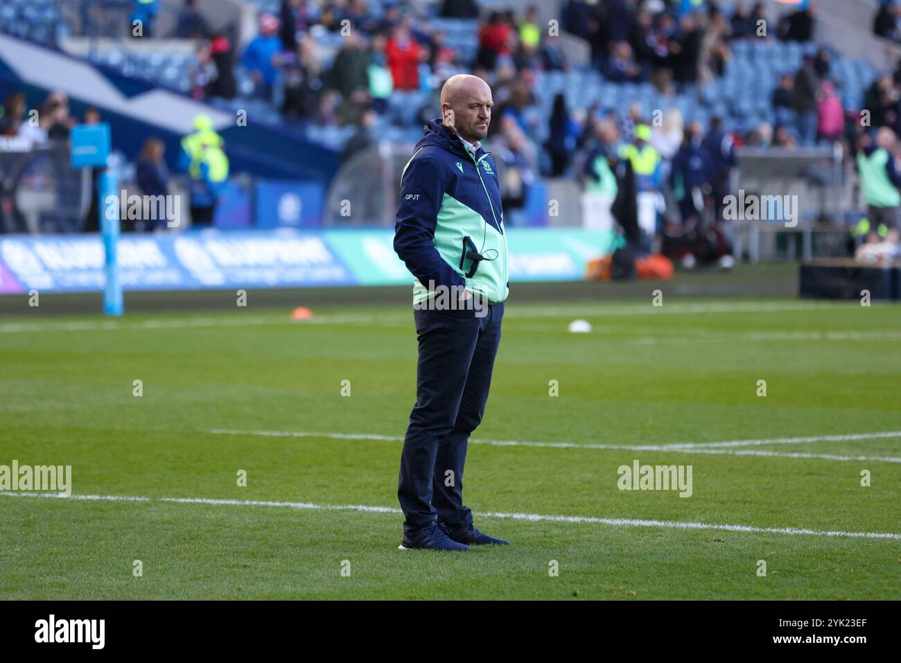 Edinburgh, Scotland. 16th November 2024. Scotland head coach Gregor ...