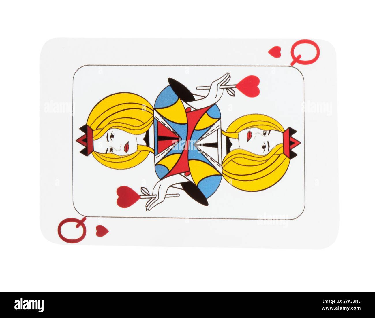 Poker game. One playing card isolated on white Stock Photo - Alamy