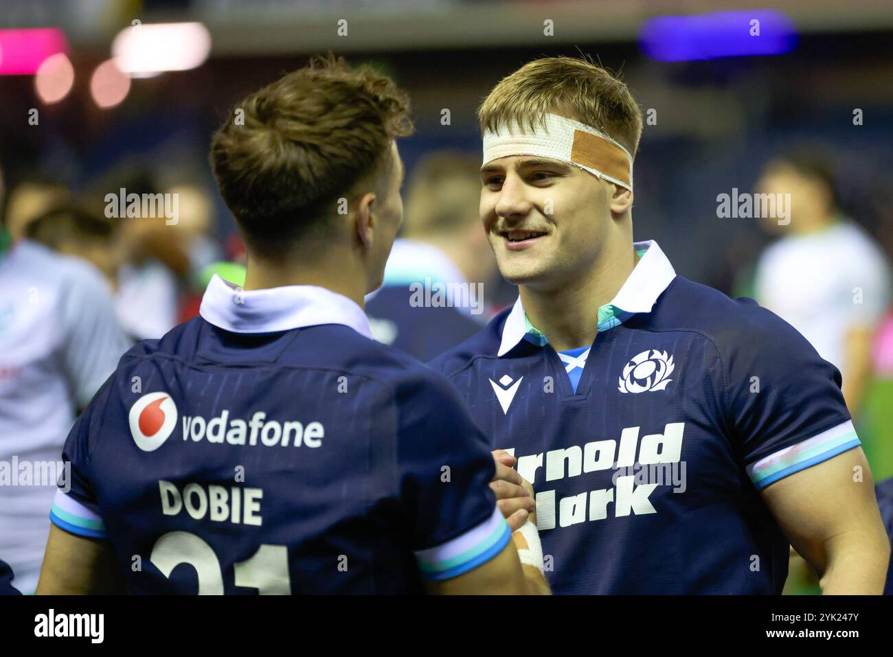 Edinburgh, Scotland. 16th November 2024. Freddy Douglas and Jamie Dobie ...
