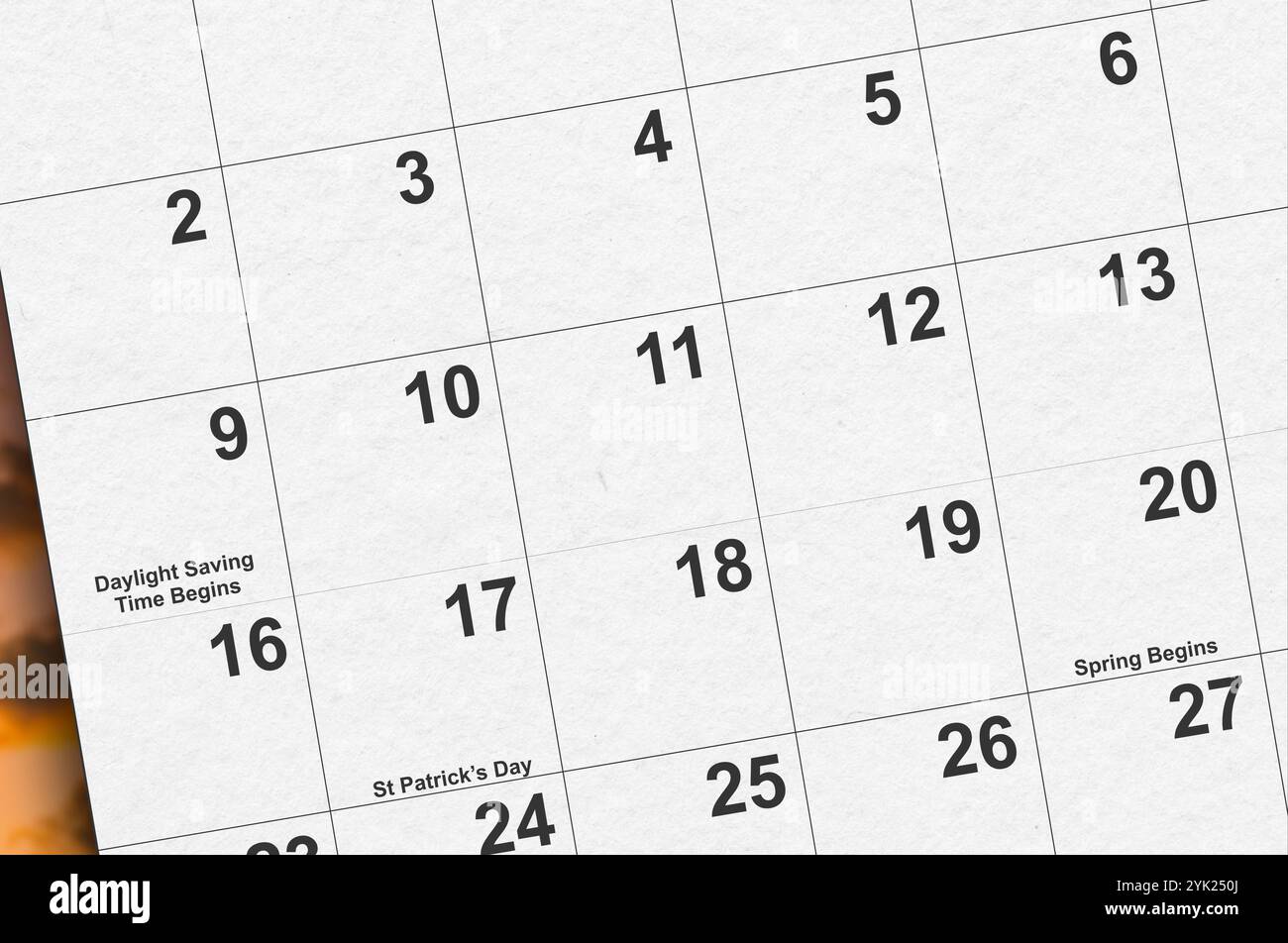 Calendar planning march 2025 hi-res stock photography and images - Alamy
