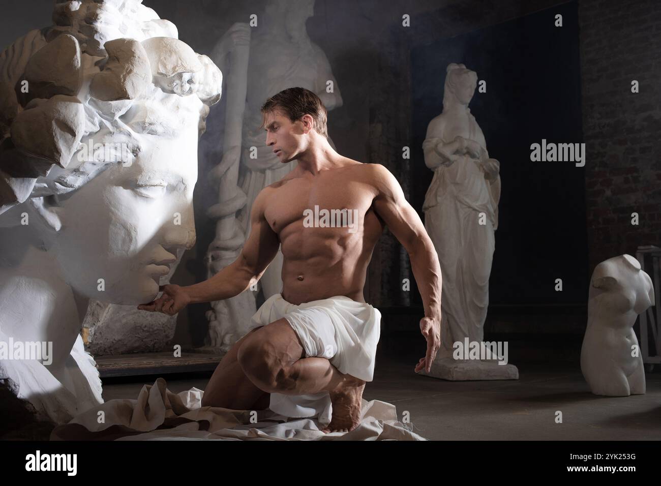 Pygmalion and Galatea, a man and his beautiful sculpture, a concert of ...