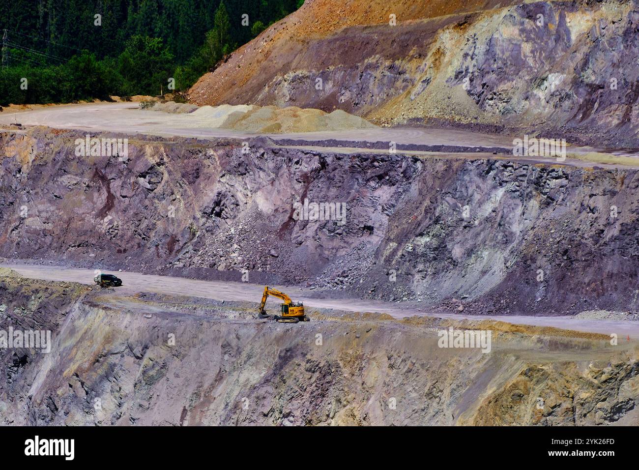 Opencast gravel mining in hi-res stock photography and images - Alamy