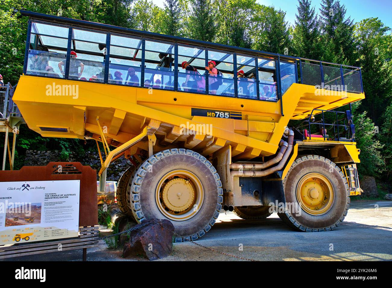 Iron ore opencast mining in Erzberg Austria / Styria Stock Photo - Alamy