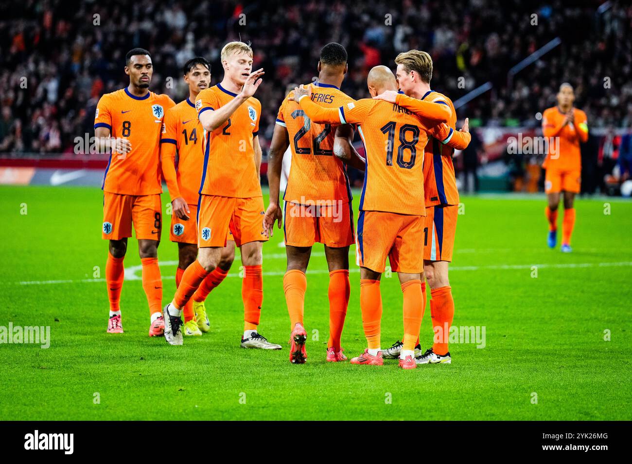 Amsterdam - Rayen Gravenberg of The Netherlands, Jan-Paul van Hecke of ...