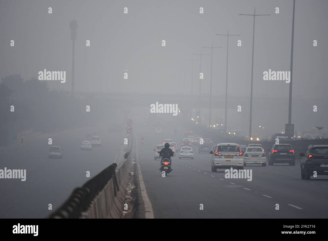 New Delhi, India. 16th Nov, 2024. GURUGRAM, INDIA - NOVEMBER 16: A ...