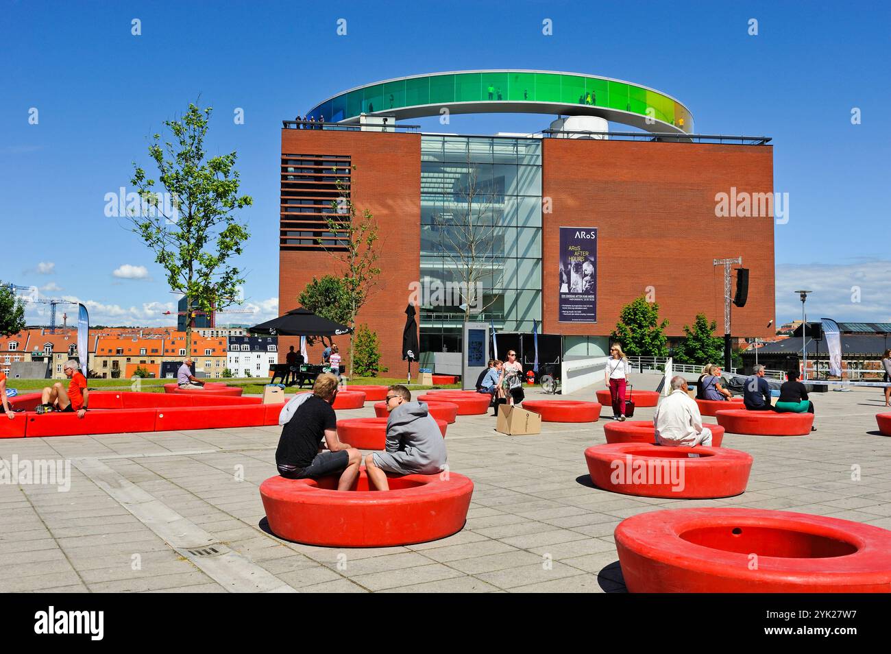ARoS Aarhus Kunstmuseum (designed by Danish architects Schmidt Hammer ...