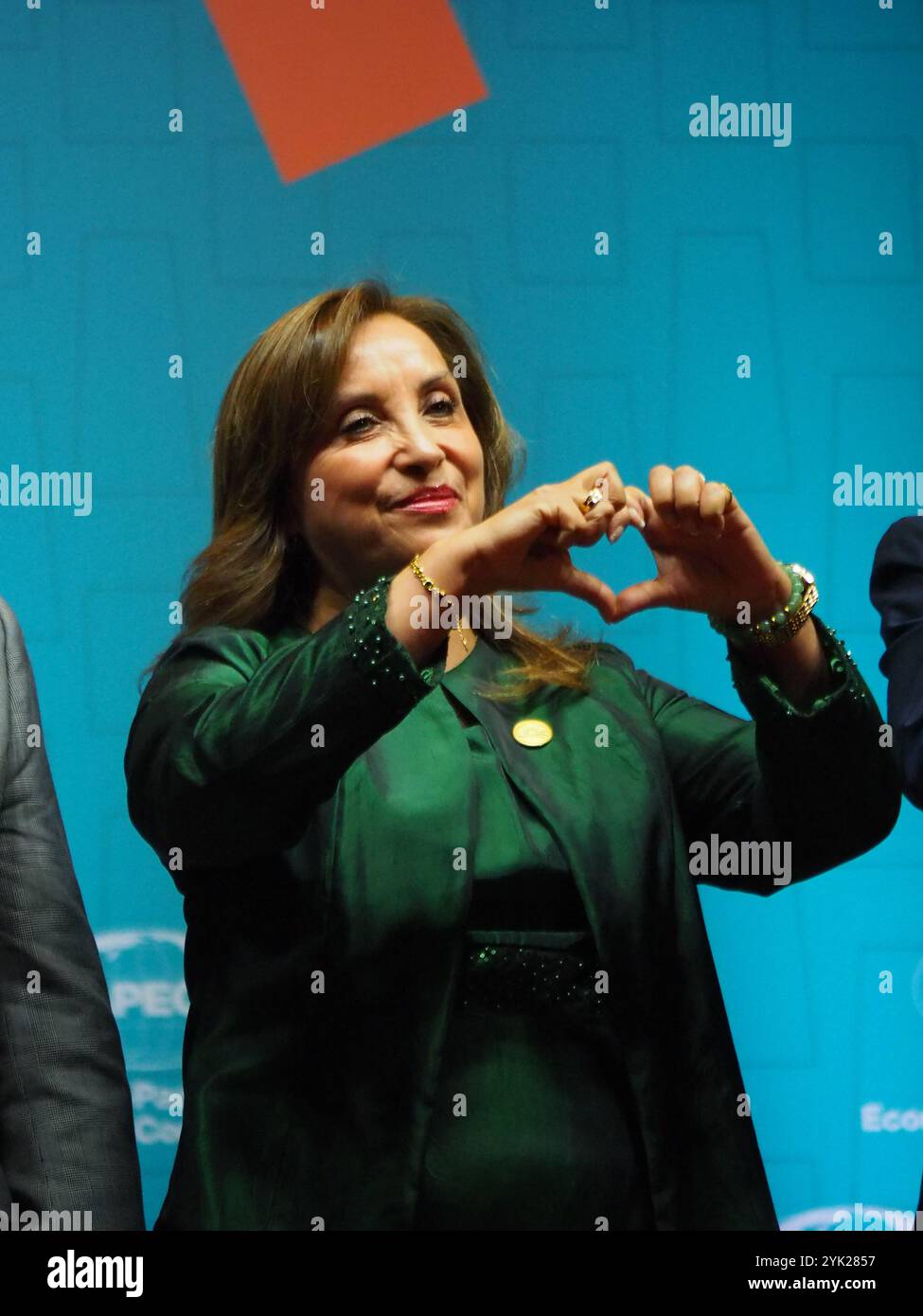 Dina boluarte hands hi-res stock photography and images - Alamy