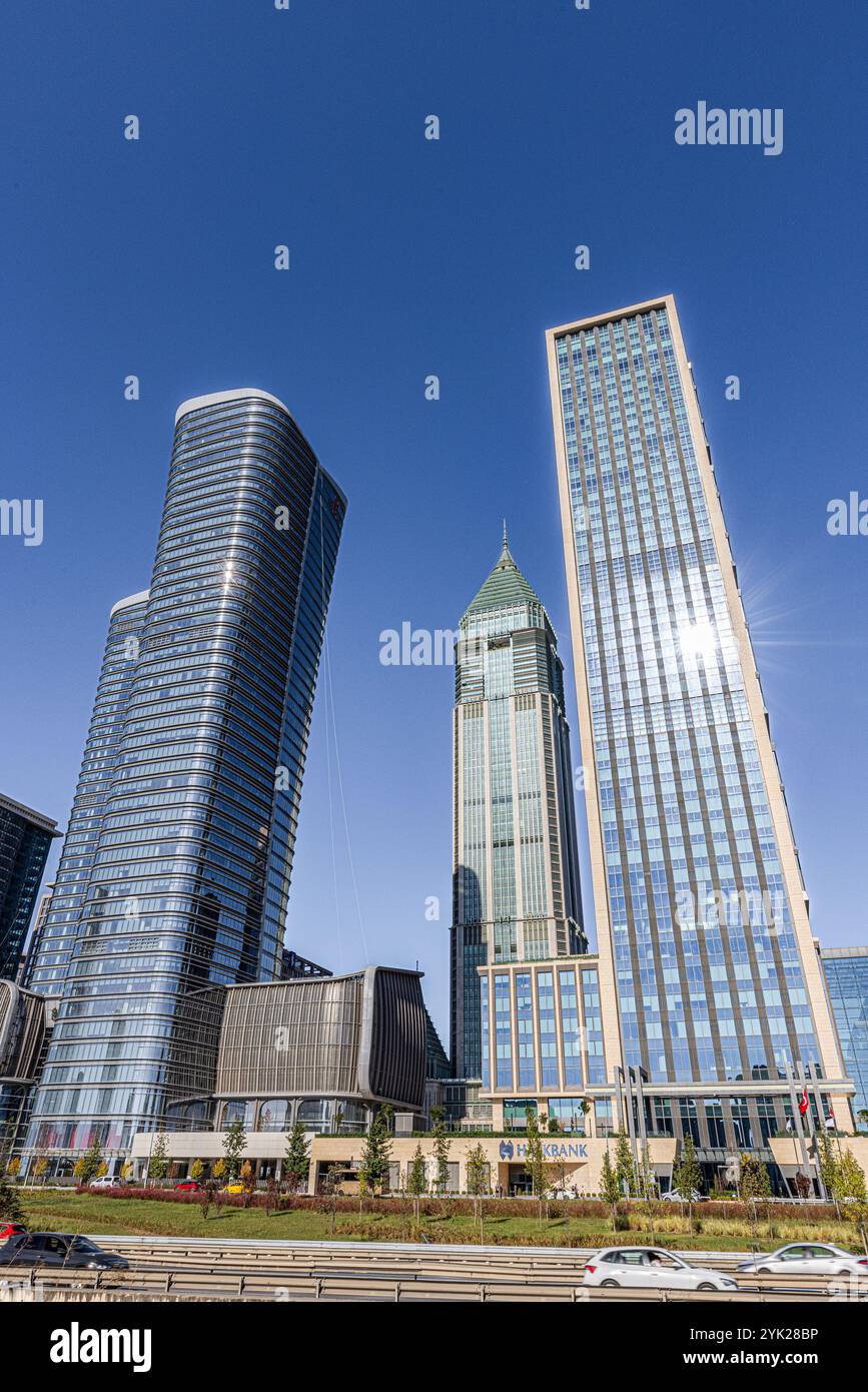 Istanbul, Turkey October 08, 2024; Istanbul Atasehir Financial Center ...
