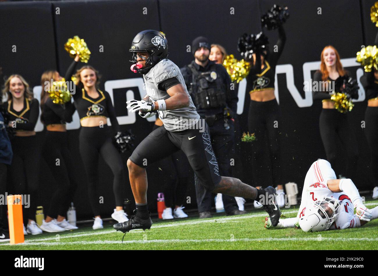 Boulder, United States. 16th Nov, 2024. Colorado receiver Omarion ...
