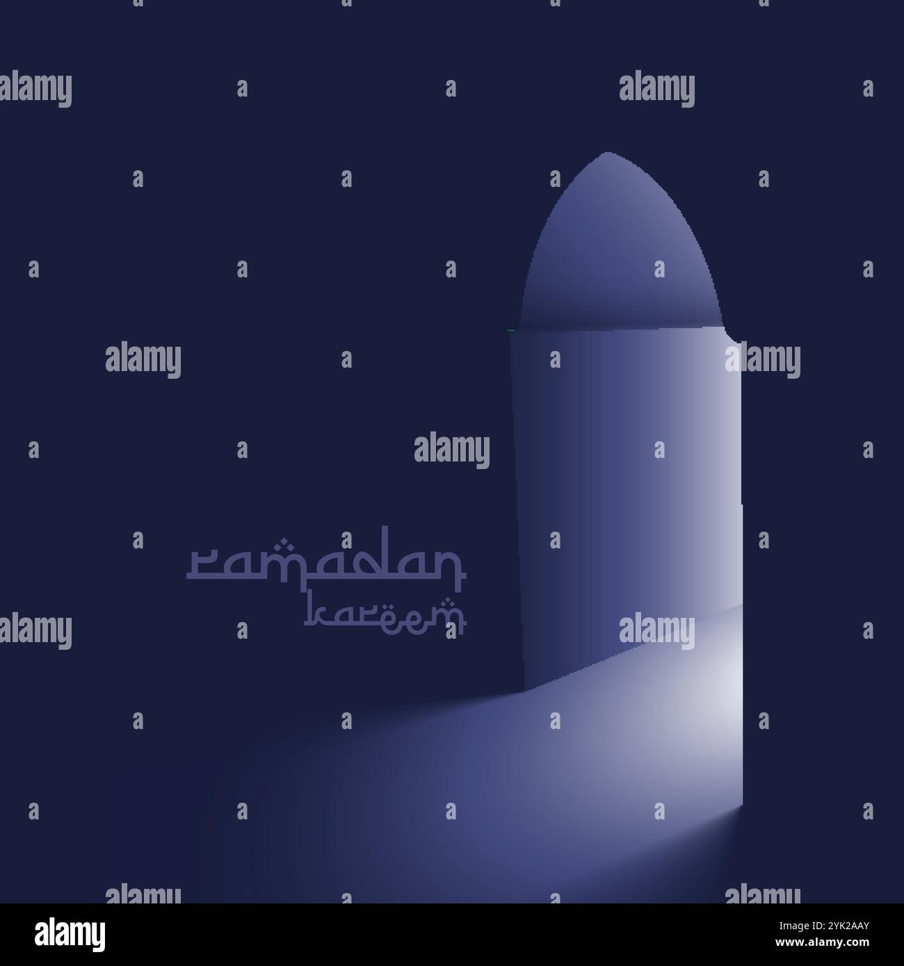 masjid door with falling lights Stock Vector Image & Art - Alamy