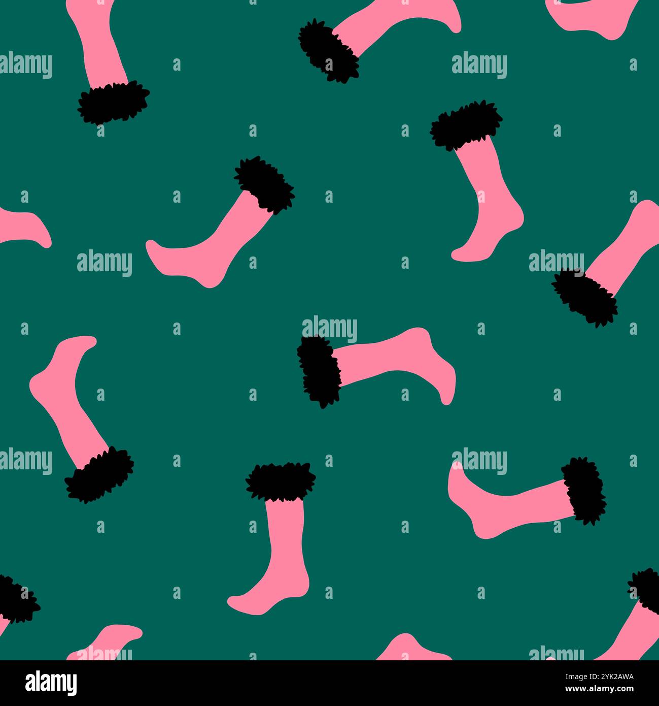 Christmas season Santa socks pattern for wrapping paper and fabrics and ...