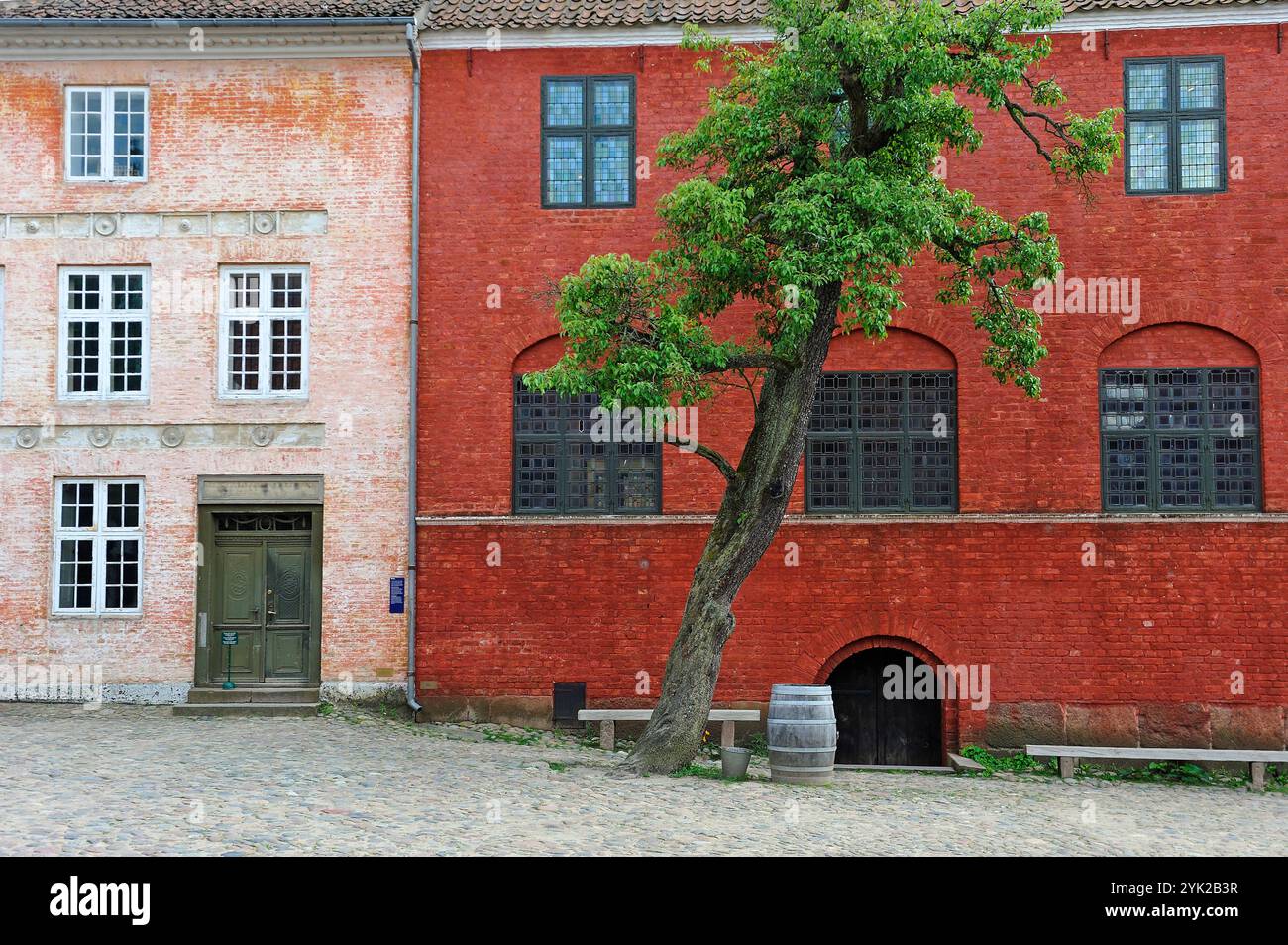 Den Gamle By or The Old Town, open air town museum that consists of 75 ...