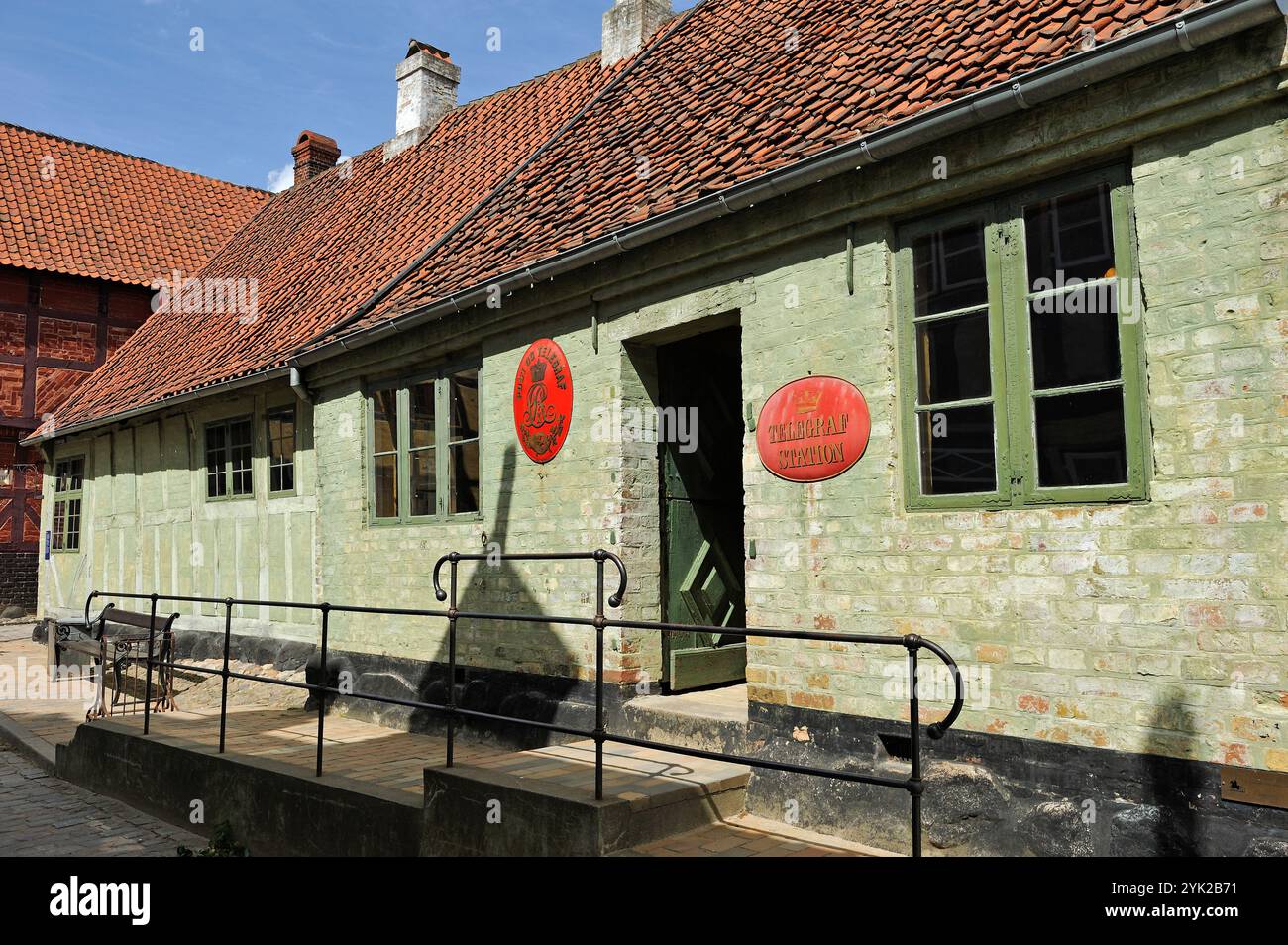 Den Gamle By or The Old Town, open air town museum that consists of 75 ...