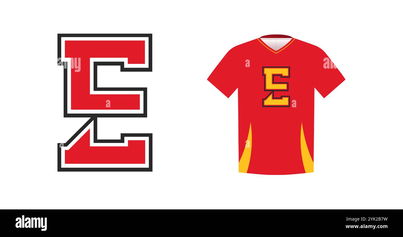 Outlined bold letter Z for varsity, college or school athletic jersey ...