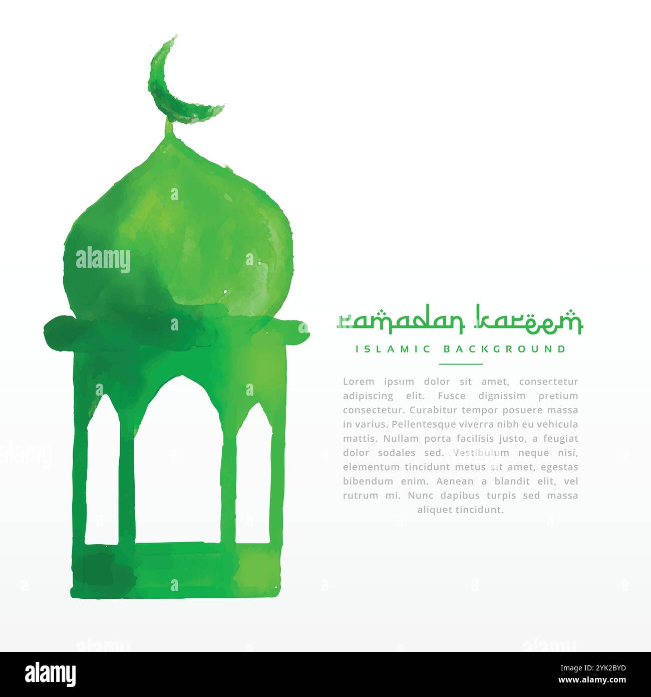 Green iftar invitation hi-res stock photography and images - Alamy