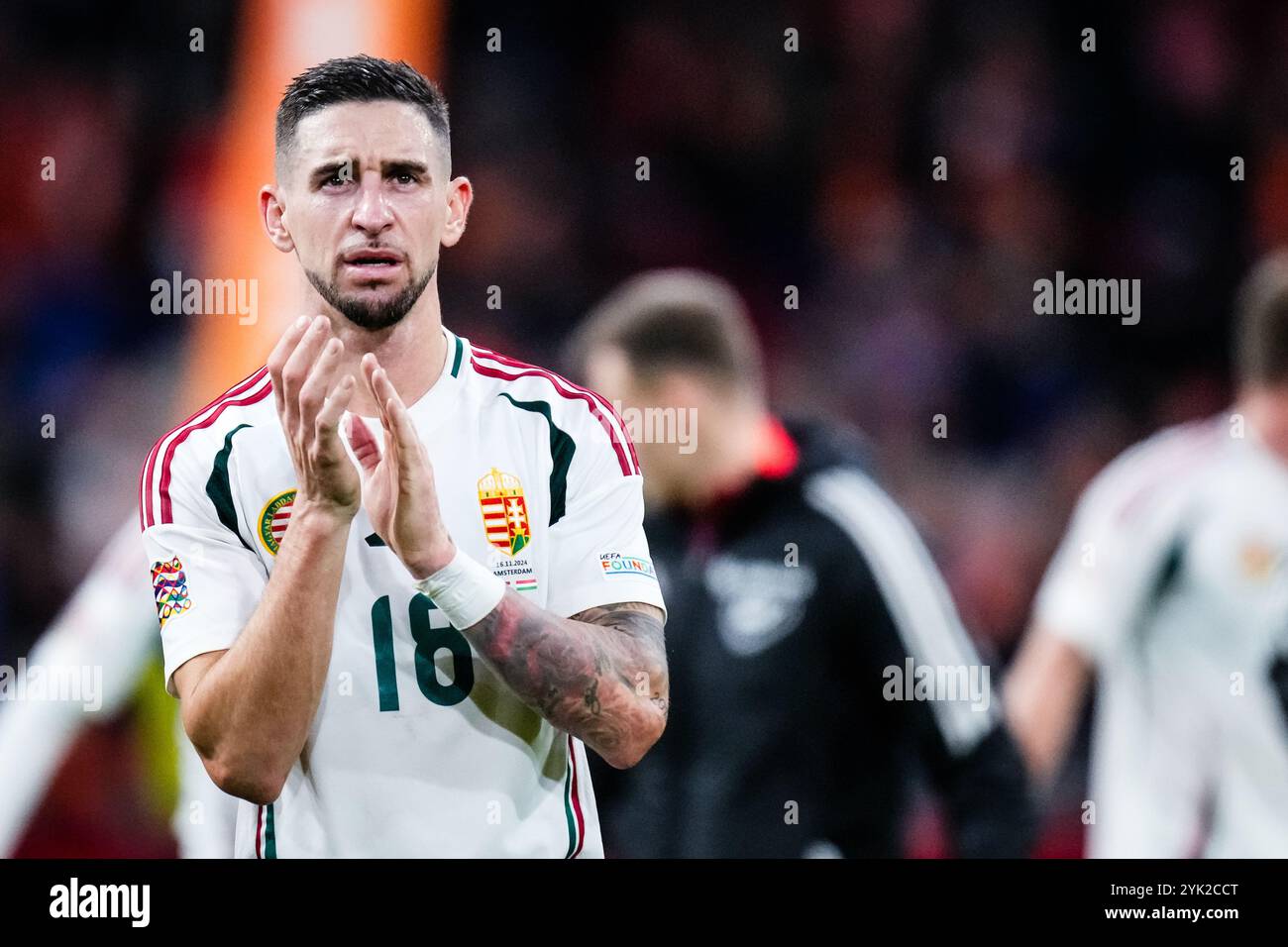 Amsterdam - Zsolt Nagy of Hungary during the fourth round of the new ...