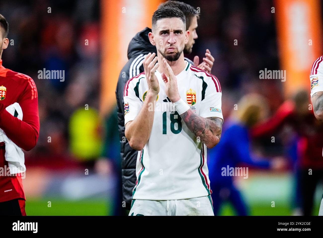 Amsterdam - Zsolt Nagy of Hungary during the fourth round of the new ...