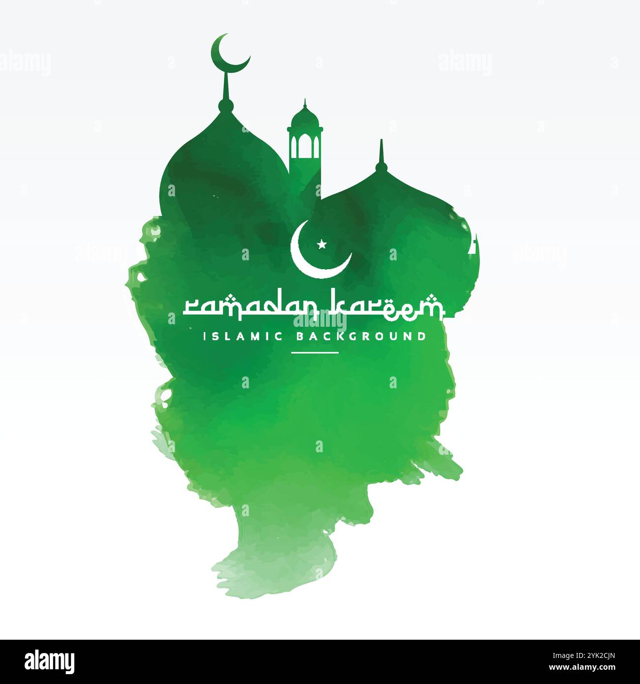 Green mosque Stock Vector Images - Alamy