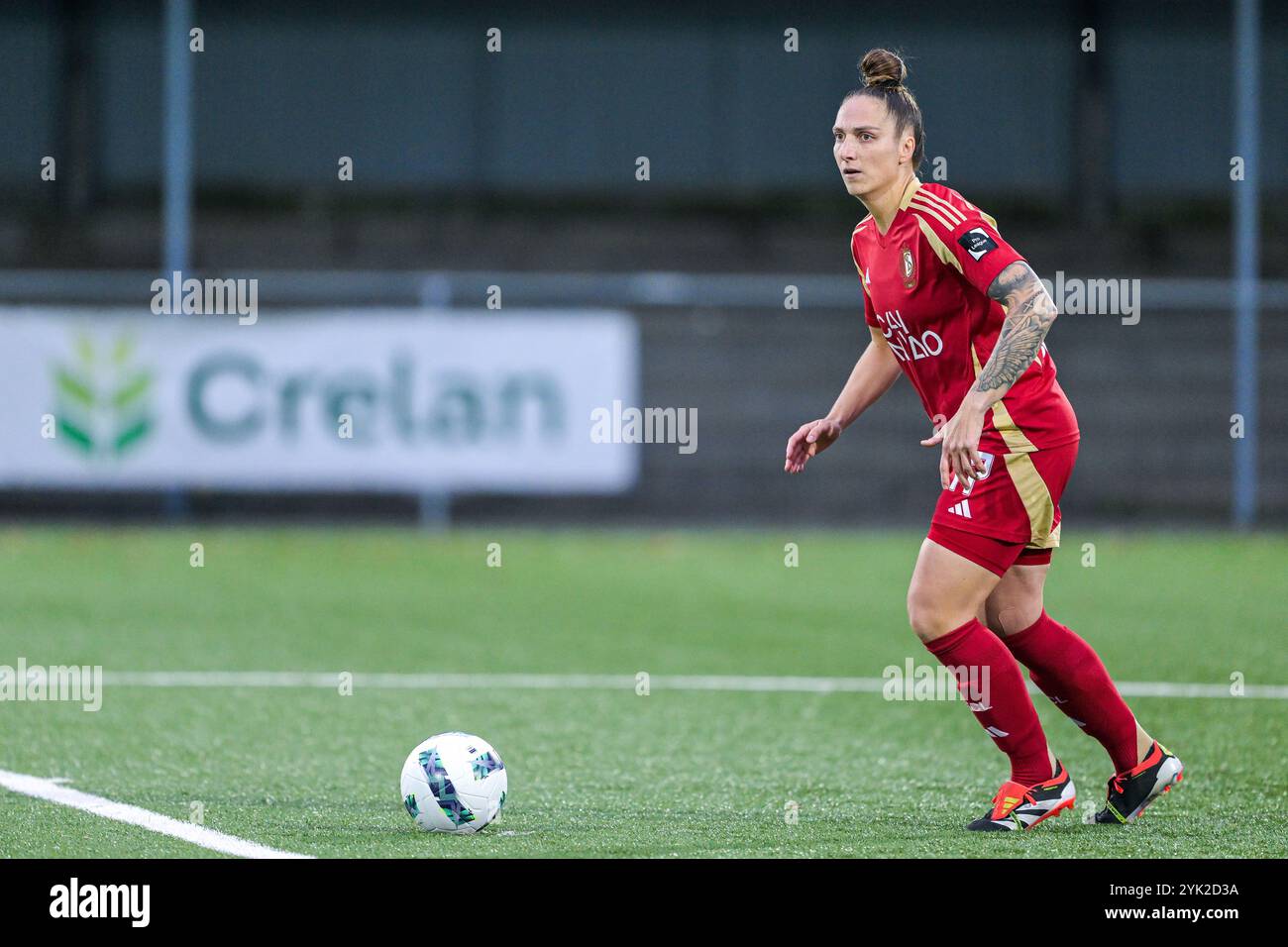 Maud Coutereels (17) of Standard pictured during a female soccer game ...