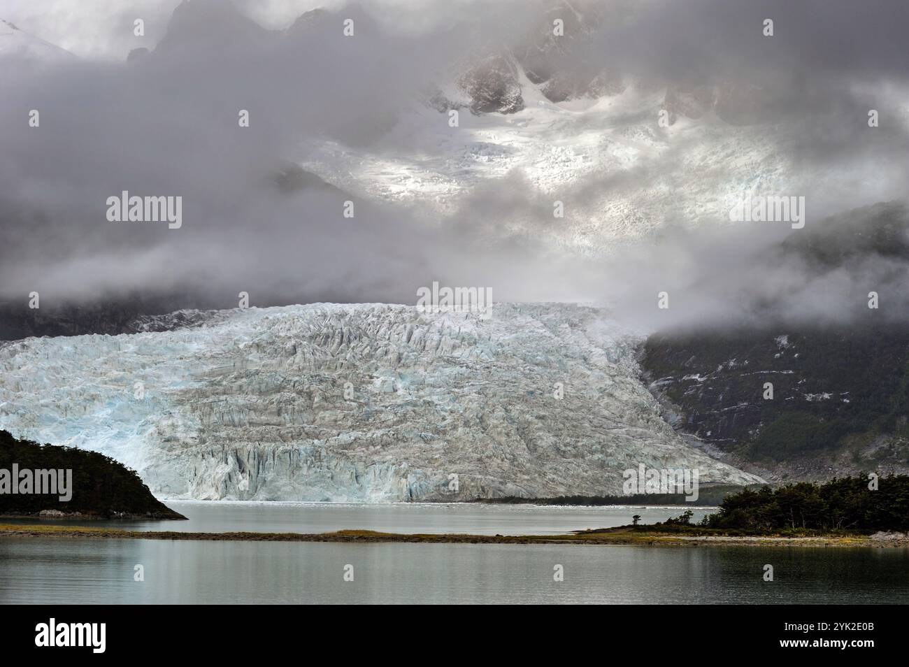 Pia Glacier,Cordillera Darwin,Beagle Channel (Northeast branch),Tierra ...