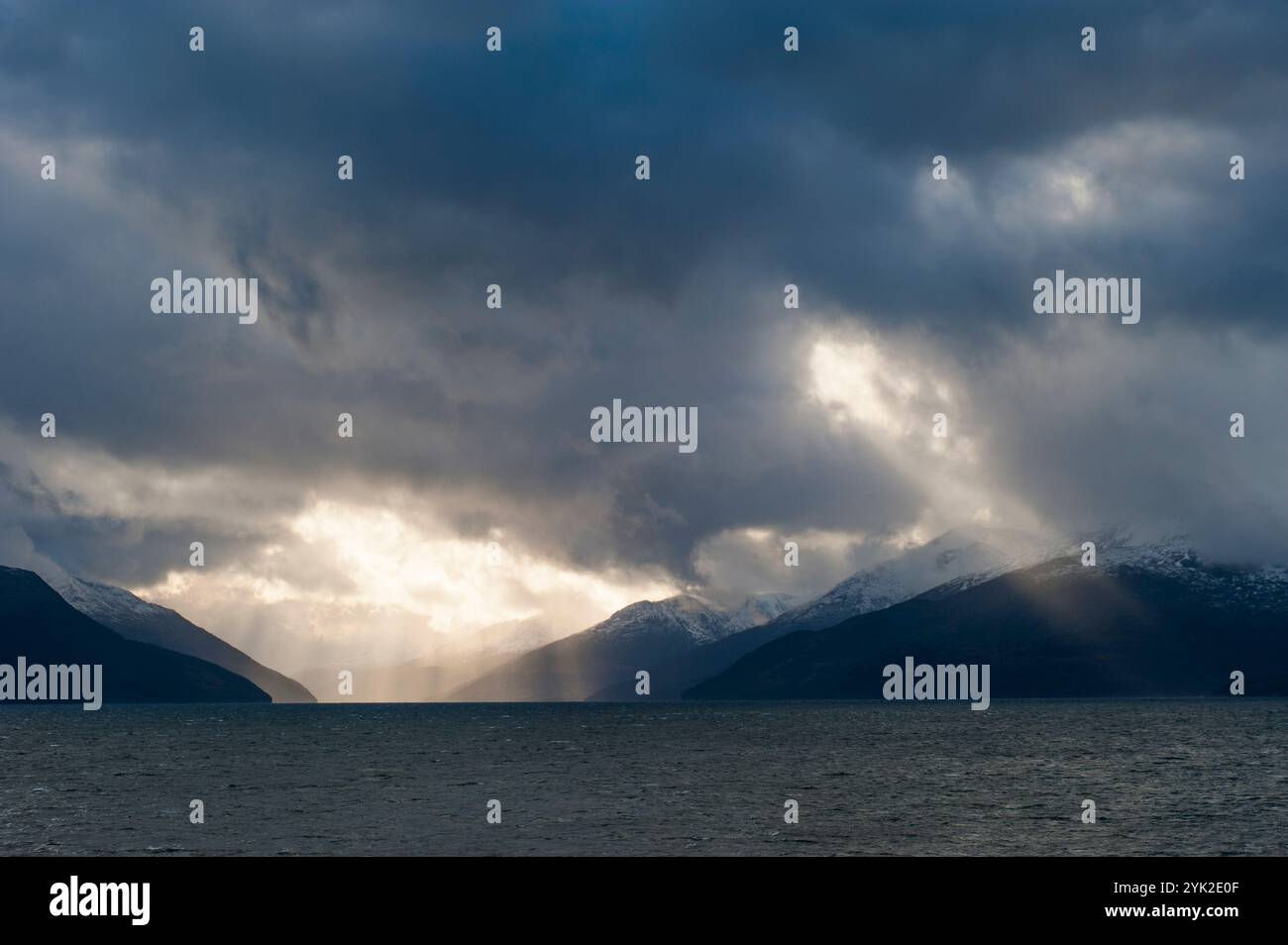 Beagle Channel (Northeast branch),Tierra del Fuego, Patagonia,Chile ...