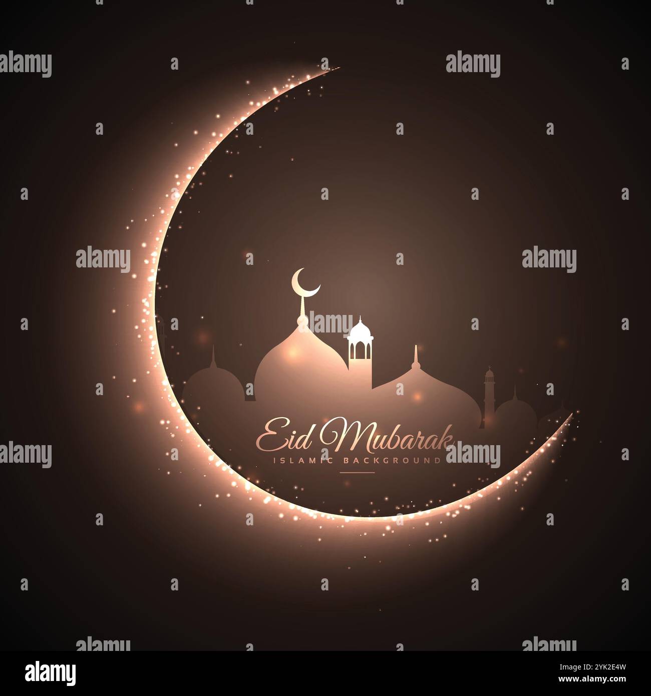beautiful eid festival greeting Stock Vector Image & Art - Alamy