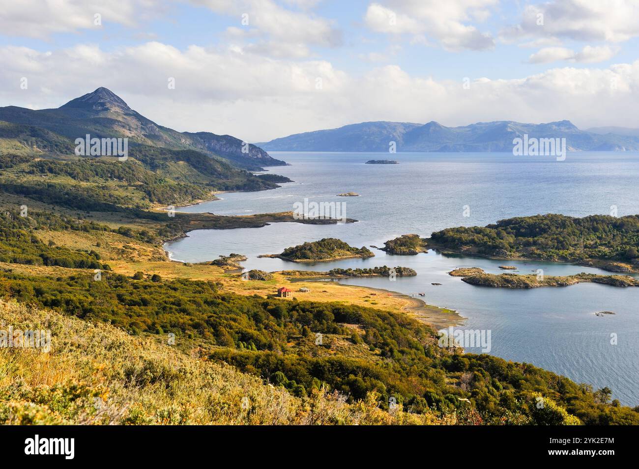 Wulaia Bay,Navarino island,Tierra del Fuego, Patagonia,Chile,South ...
