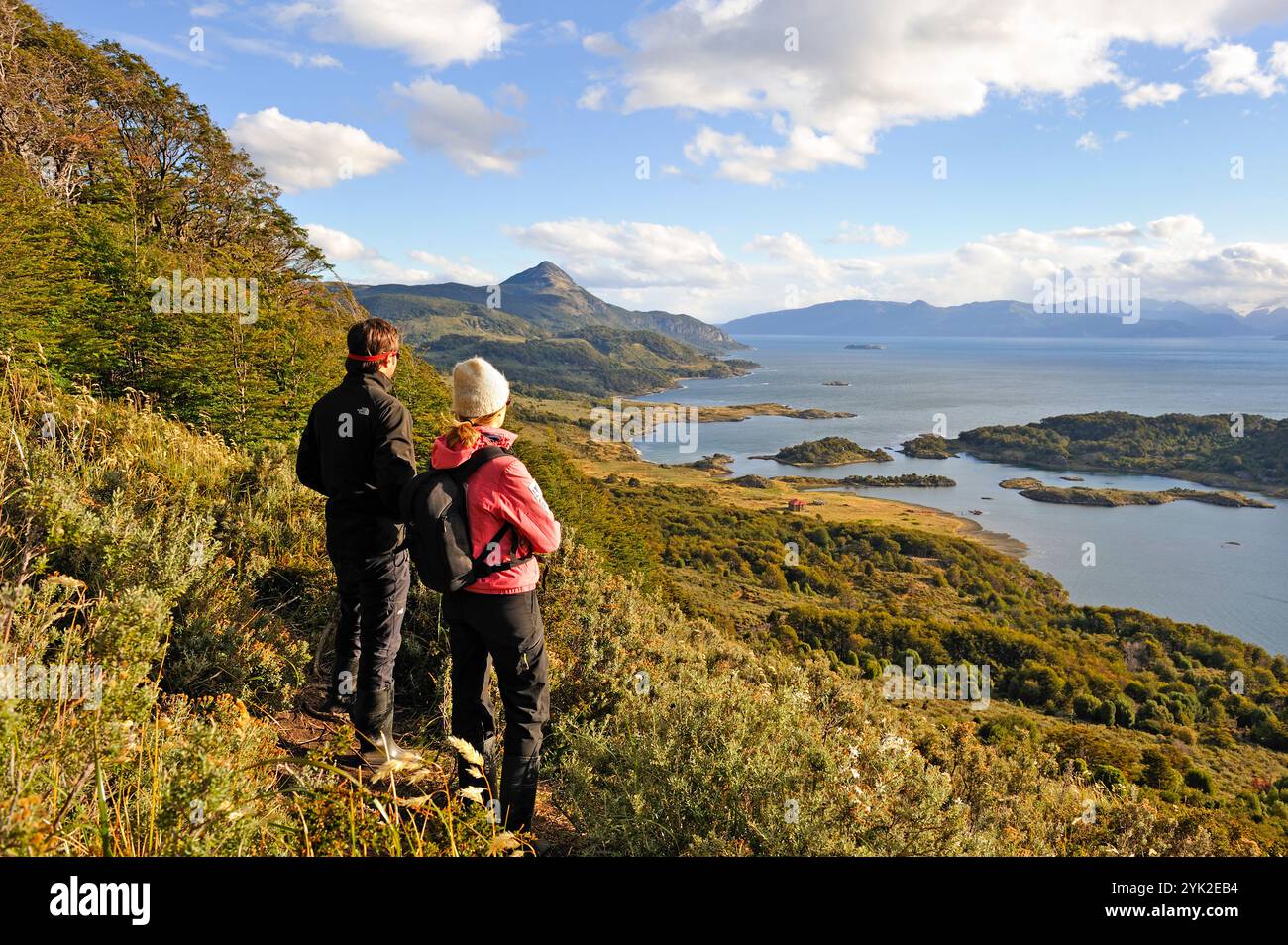 Wulaia bay and woman hi-res stock photography and images - Alamy