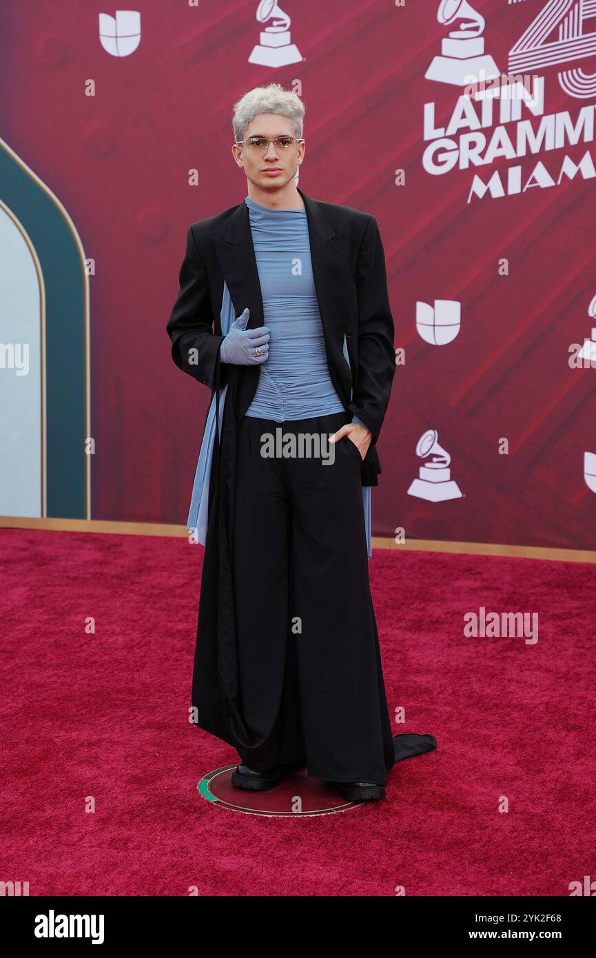 Miami, USA. 15th Oct, 2024. Leon Leiden attends the 25th Annual Latin ...