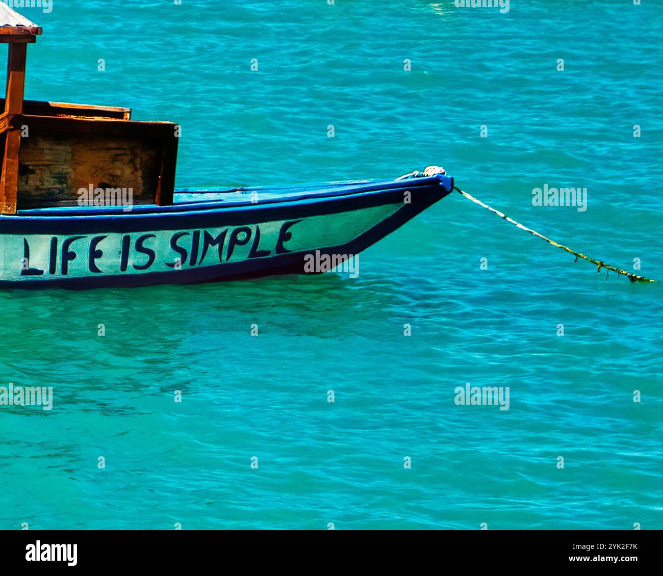 Simple fishing boat hi-res stock photography and images - Alamy