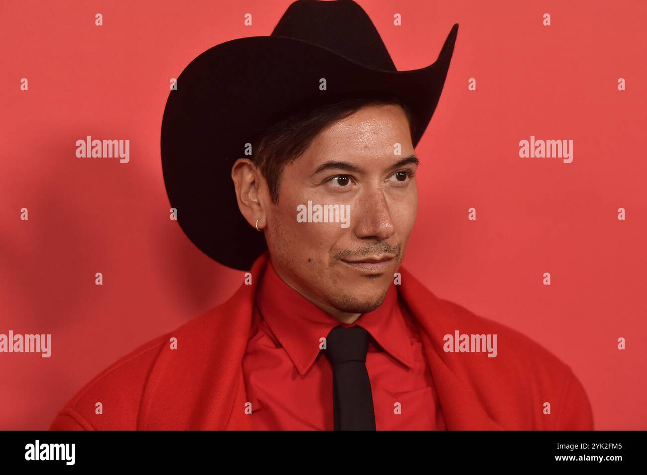 Carlos Eric Lopez arrives at the GQ Men of the Year Party on Thursday ...