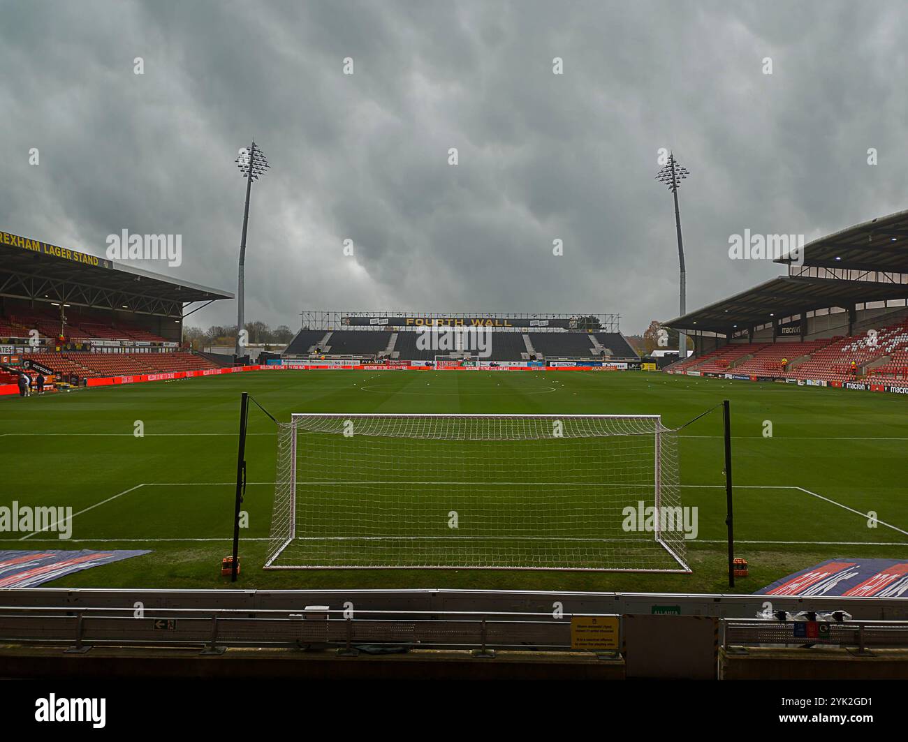 Wrexham racecourse stadium hi-res stock photography and images - Alamy