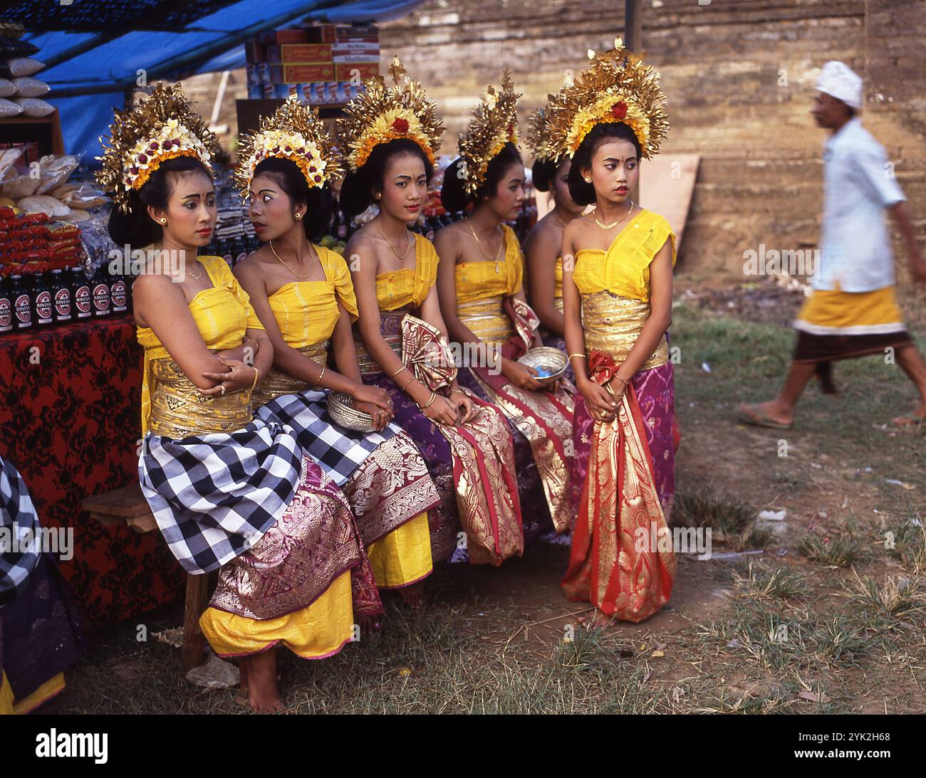 Temple festival. Odalan. Sukawati. Bali. Indonesia Stock Photo - Alamy
