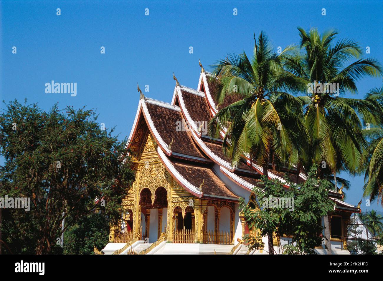 Royal Palace, Haw Pha Bang Pavilion. Luang Prabang. Laos Stock Photo ...