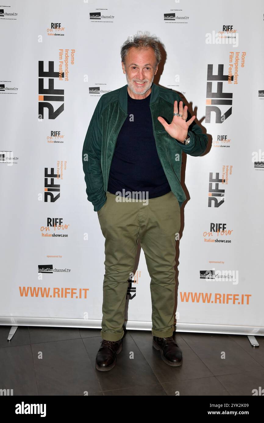 Rome: Cinema Aquila. Photocall film Settimo grado. In the photo ...